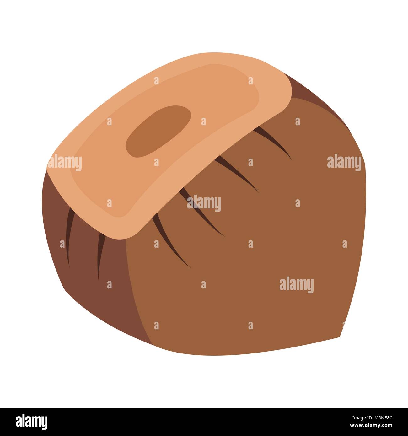 Simple hazelnut design on white background Stock Vector Image & Art - Alamy