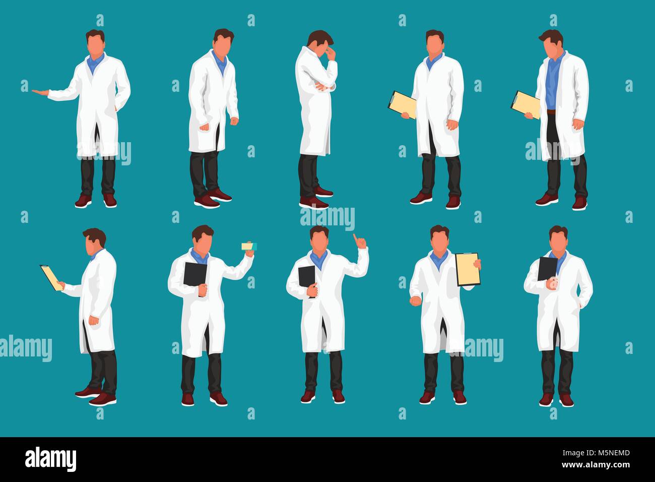 Our doctor Stock Vector Images - Alamy