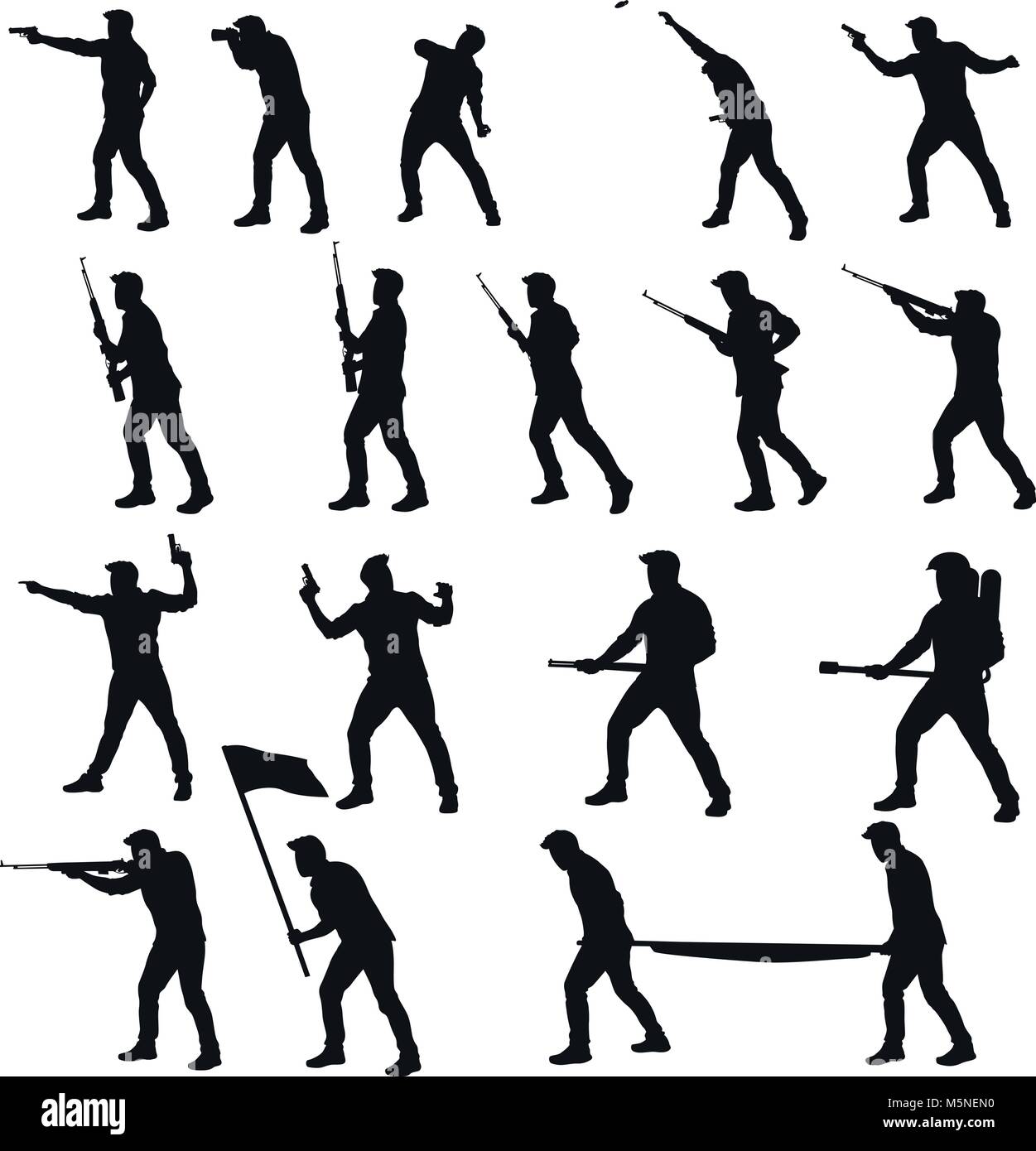 Army Men Cut Out Stock Images & Pictures - Alamy