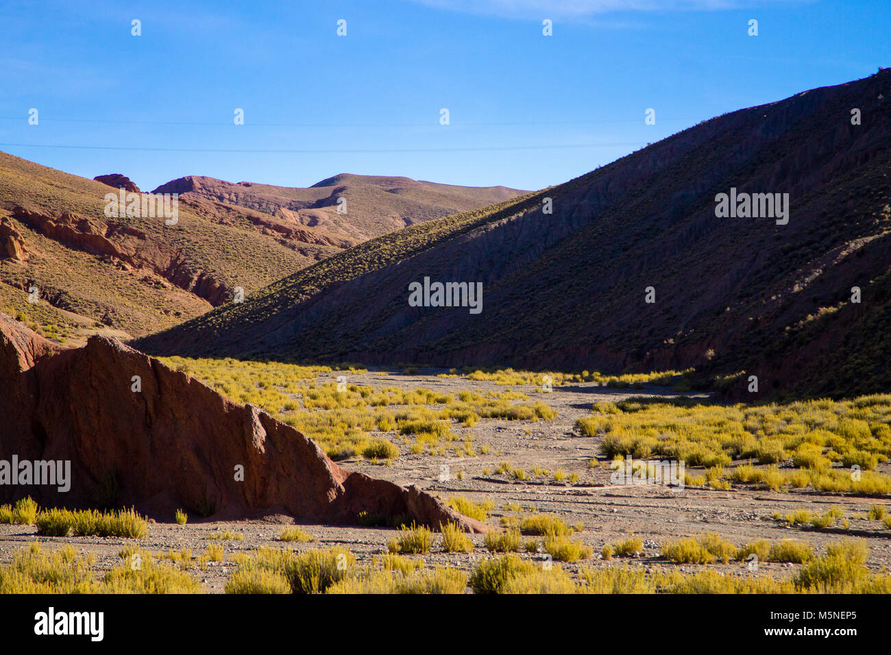 Bolivian mountains landscape,Bolivia.Andean plateau view Stock Photo ...