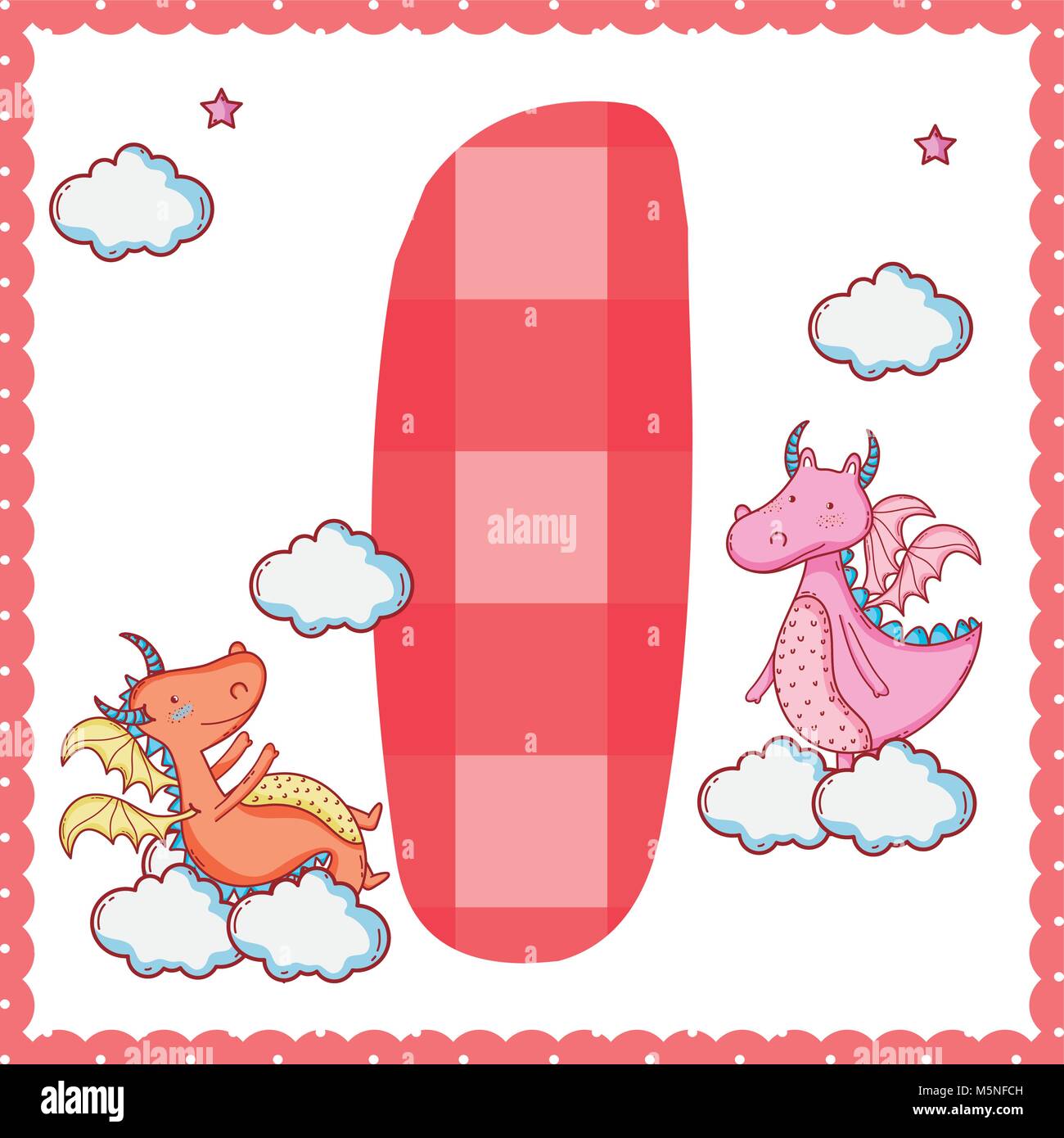 I alpahabet letter magic world concept vector illustration graphic ...
