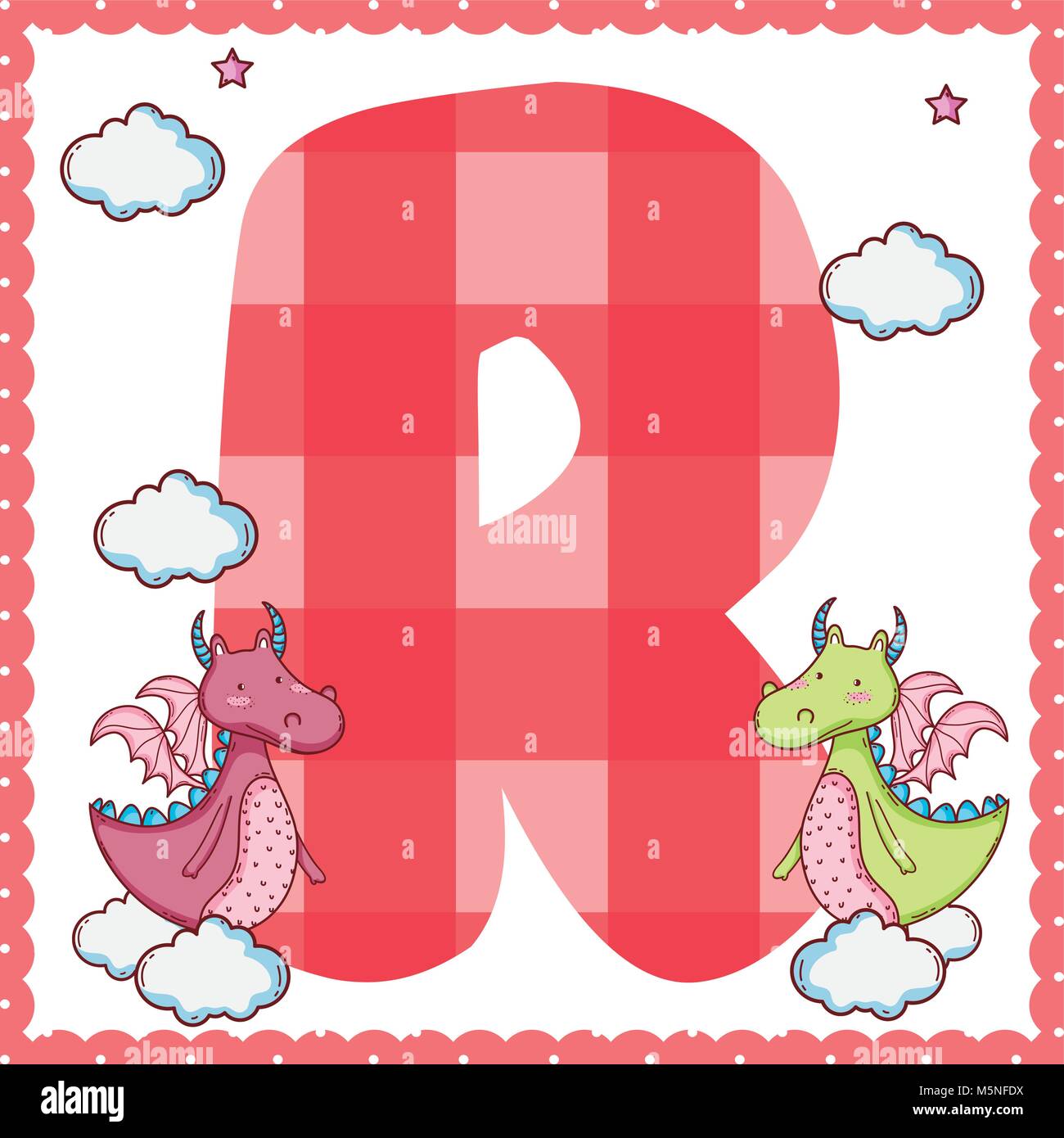 Cartoon Letter R Stock Vector Images - Alamy