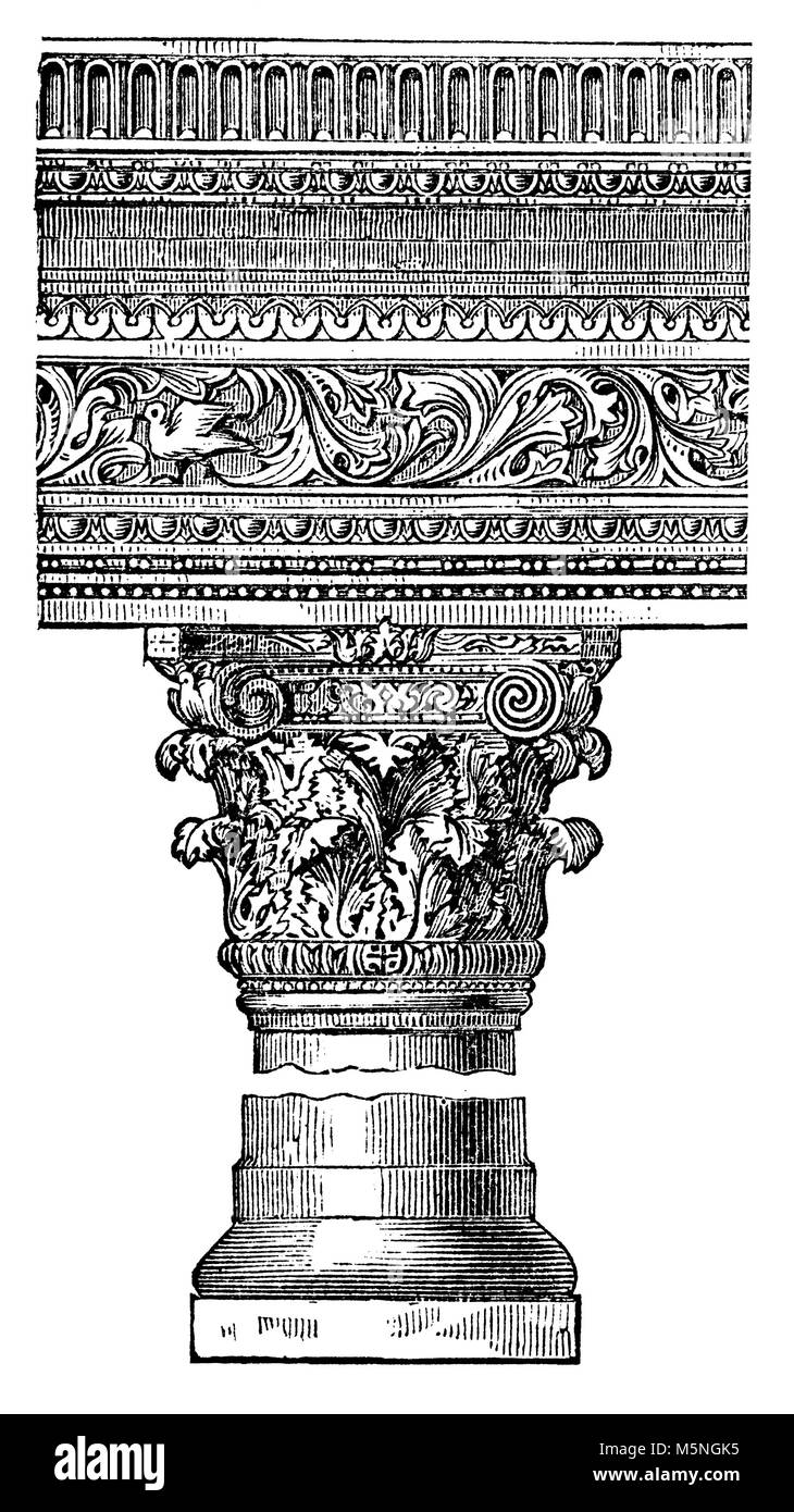 Restored column Cut Out Stock Images & Pictures - Alamy