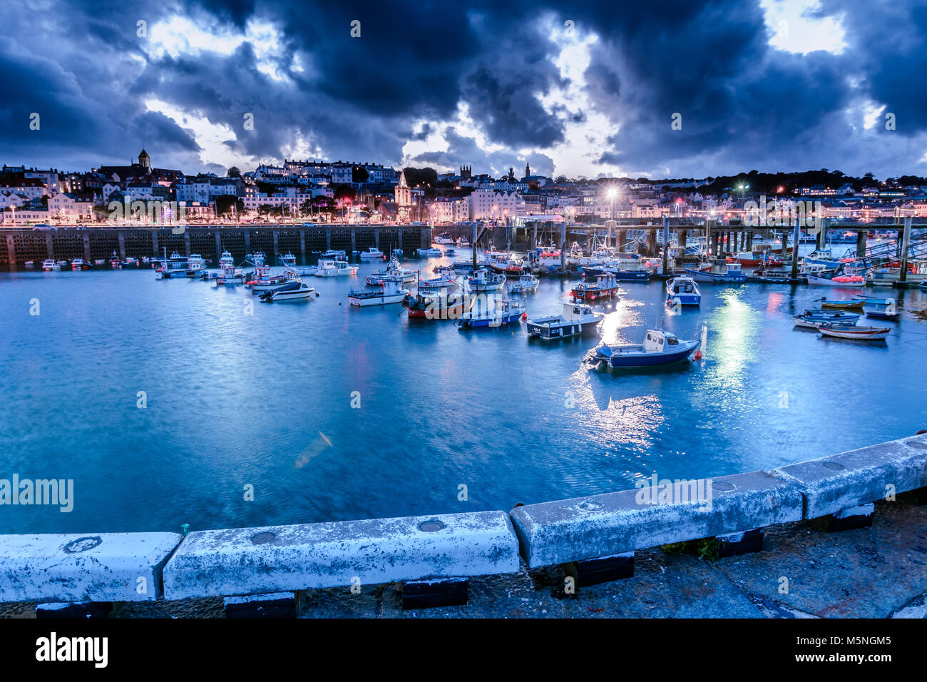 Guernsey channel islands night hi-res stock photography and images - Alamy