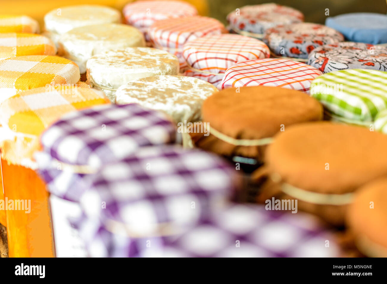 Jam jar glasses hi-res stock photography and images - Alamy
