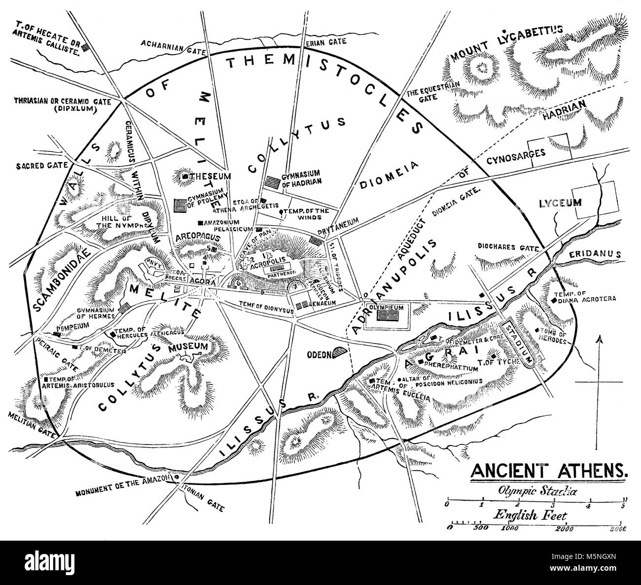 Restored antique map Black and White Stock Photos & Images - Alamy