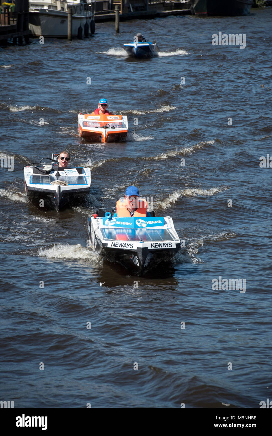 The Netherlands. Akkrum. 27-05-2017. Dutch Championship solar boat race ...