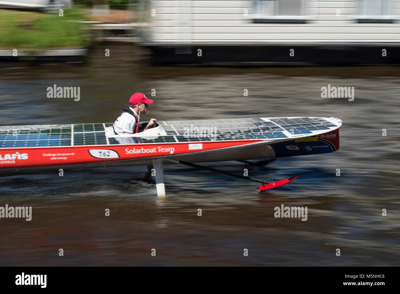 The Netherlands. Akkrum. 27-05-2017. Dutch Championship solar boat race ...