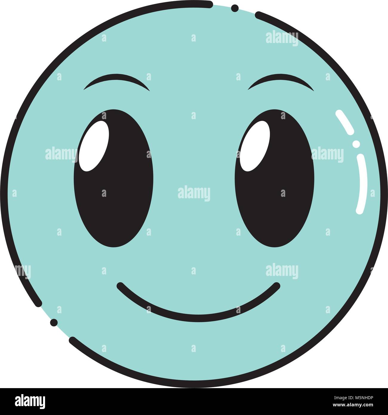 color happy face gesture emoji expression Stock Vector Image & Art - Alamy