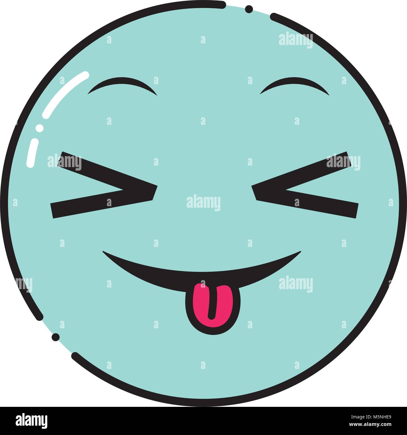 color joking face gesture emoji expression Stock Vector Image & Art - Alamy