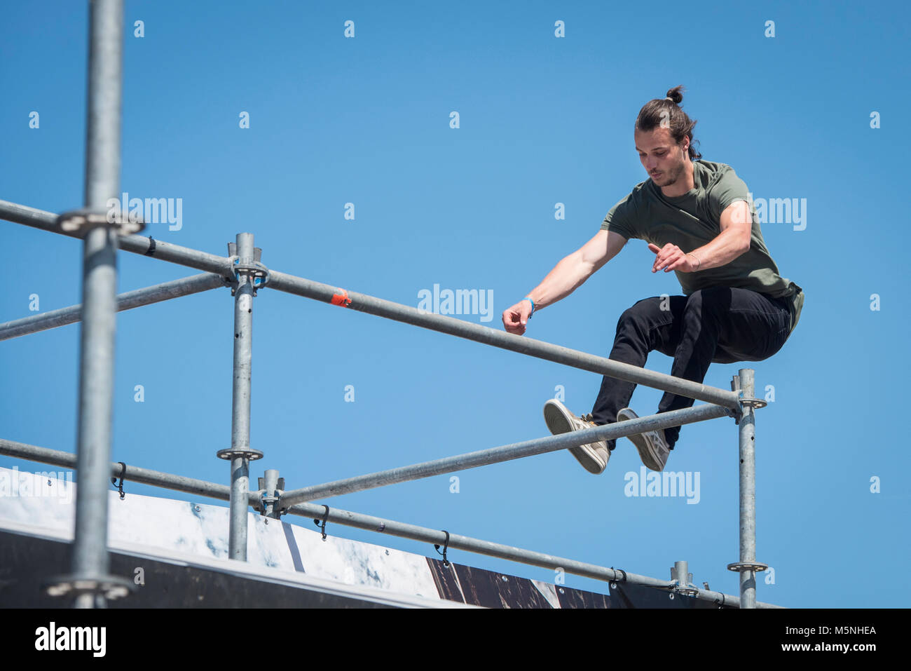 Scheveningen. 04-06-2017. Dutch Championship street jumping Stock Photo ...