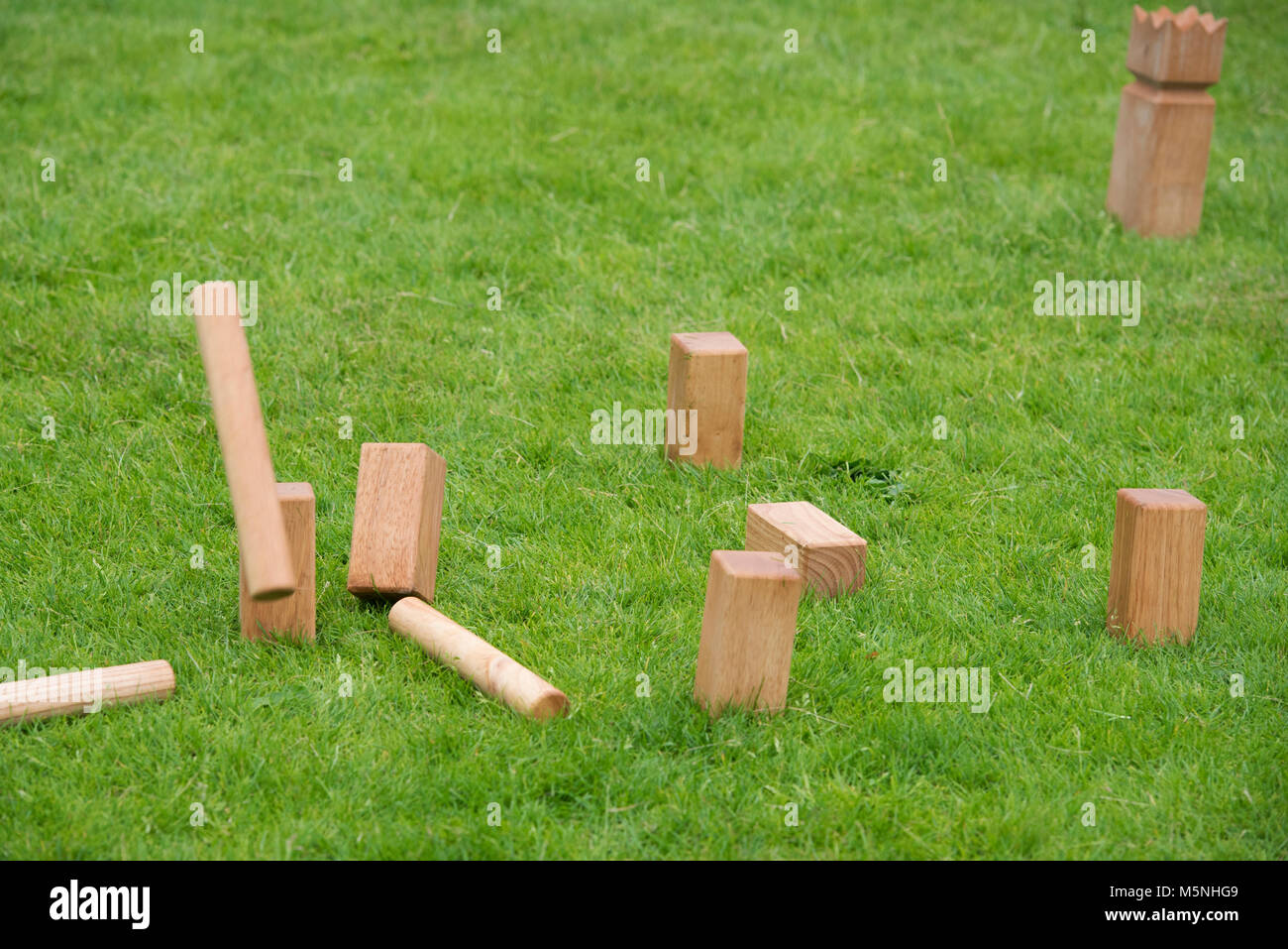 The Netherlands. Nijeveen. 24-06-2017. Dutch Championship Kubb Stock ...