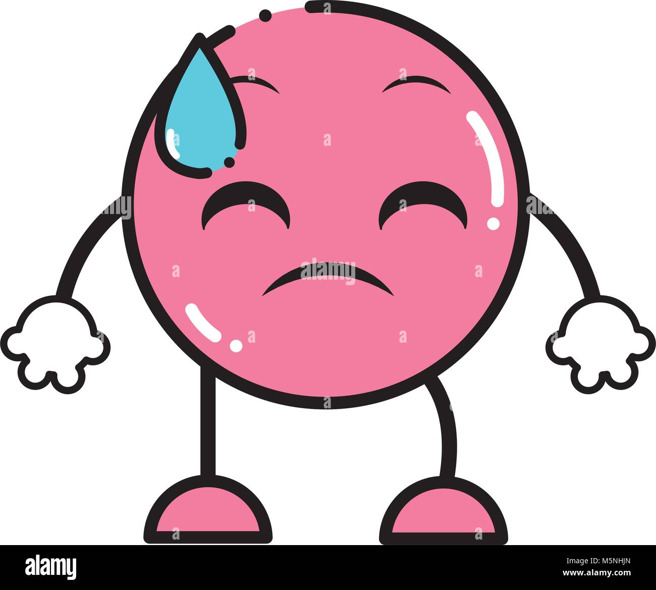 Sweating emoji hi-res stock photography and images - Alamy