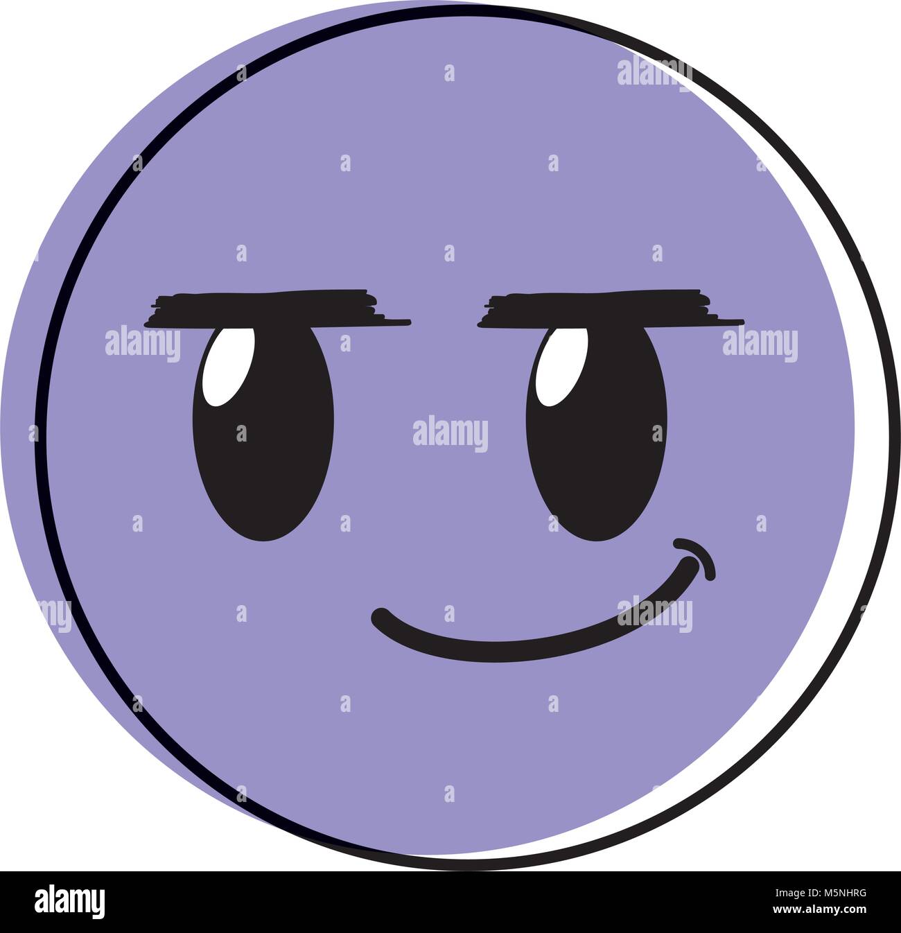 moved color rogue face gesture emoji expression Stock Vector Image ...