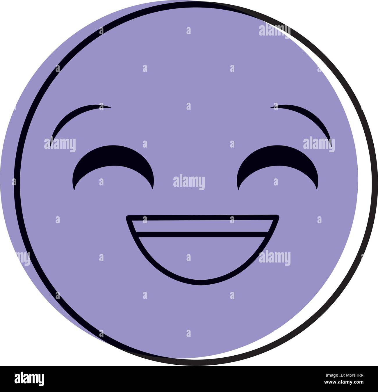 moved color laugh face gesture emoji expression Stock Vector Image ...