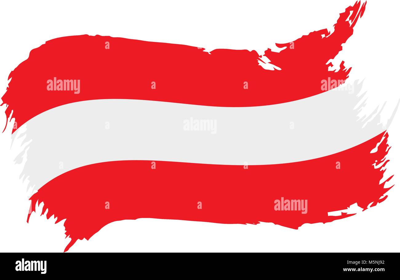 Austria flag, vector illustration Stock Vector Image & Art - Alamy