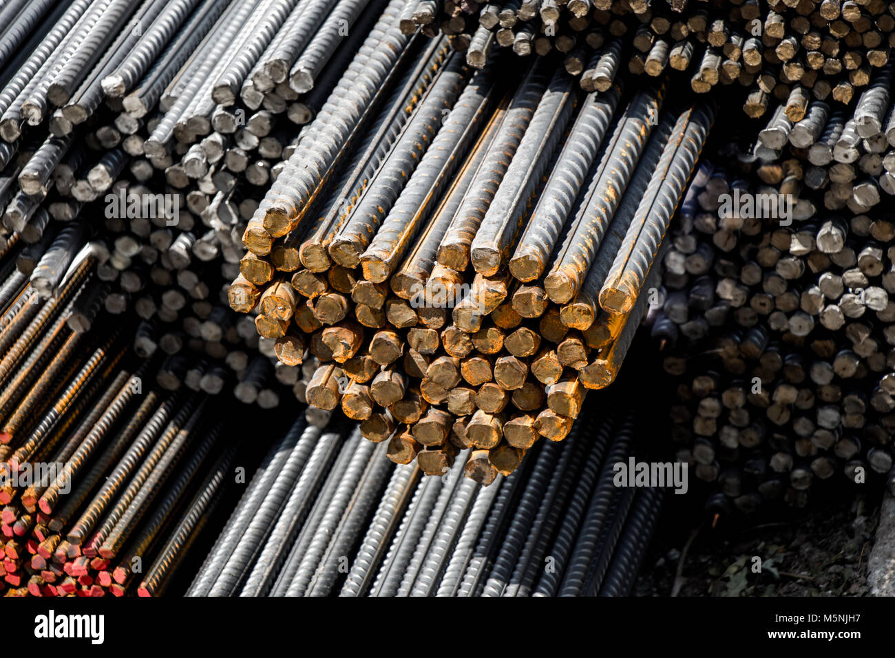 iron bars as a texture of metal coil in stock Stock Photo - Alamy