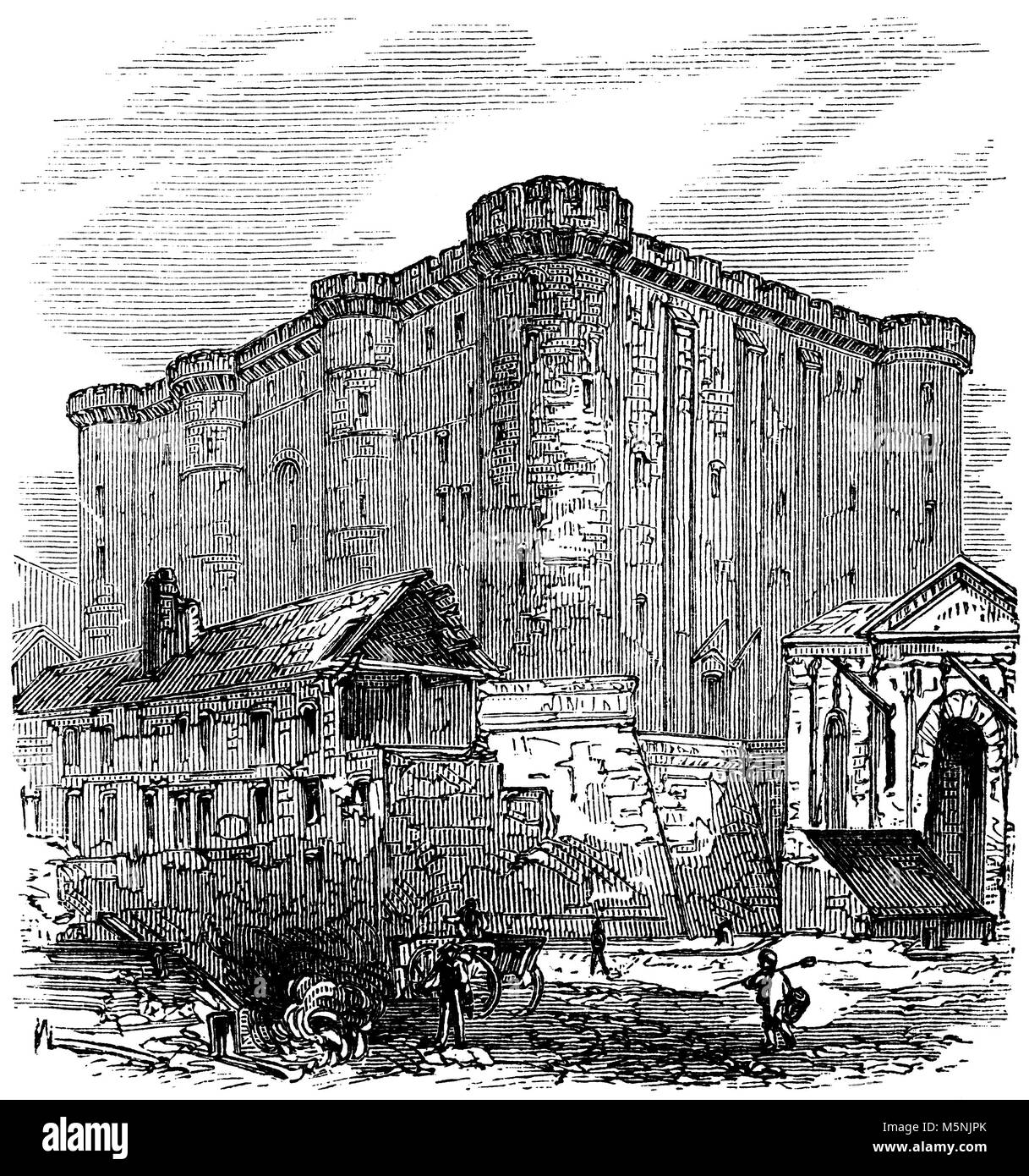 Bastille prison Black and White Stock Photos & Images - Alamy