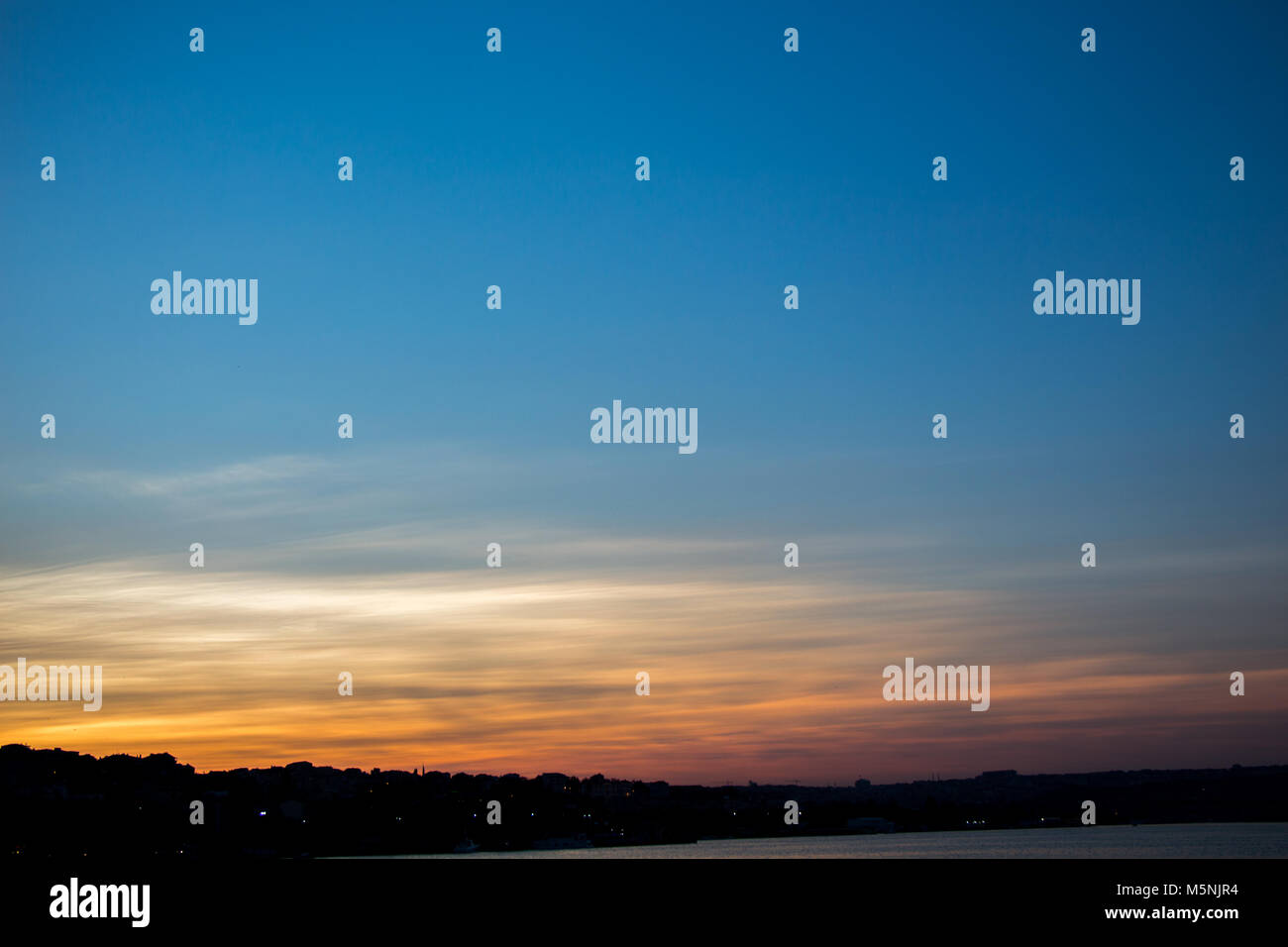 Beautiful colorful sky with clouds in day time Stock Photo - Alamy