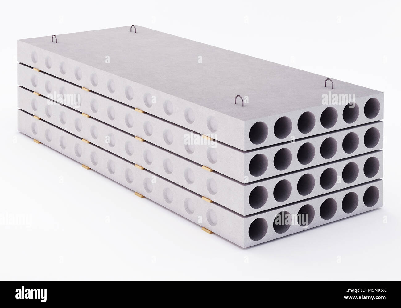 Reinforced concrete slabs laid in a stack. 3D rendering Stock Photo - Alamy