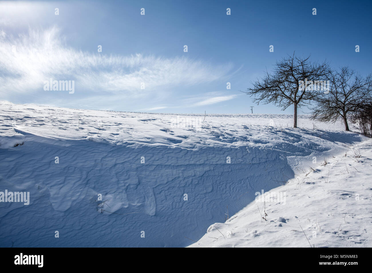 winter in the south of germany Stock Photo - Alamy