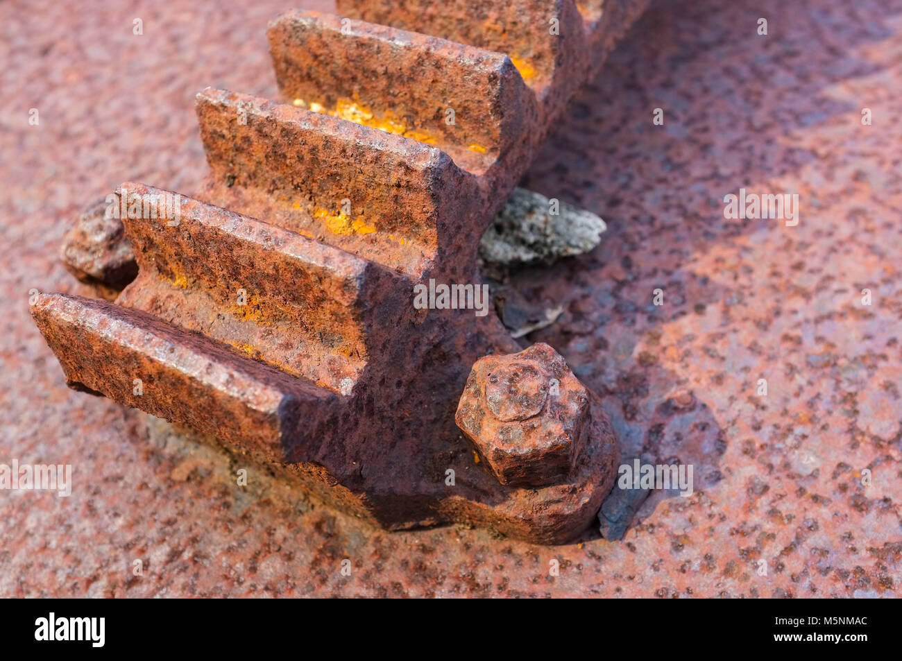 Rusted mechanical part in close-up Stock Photo - Alamy