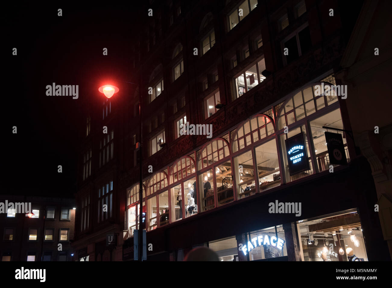 Exterior of the Fat Face store on Bridlesmith Gate in Nottingham City ...