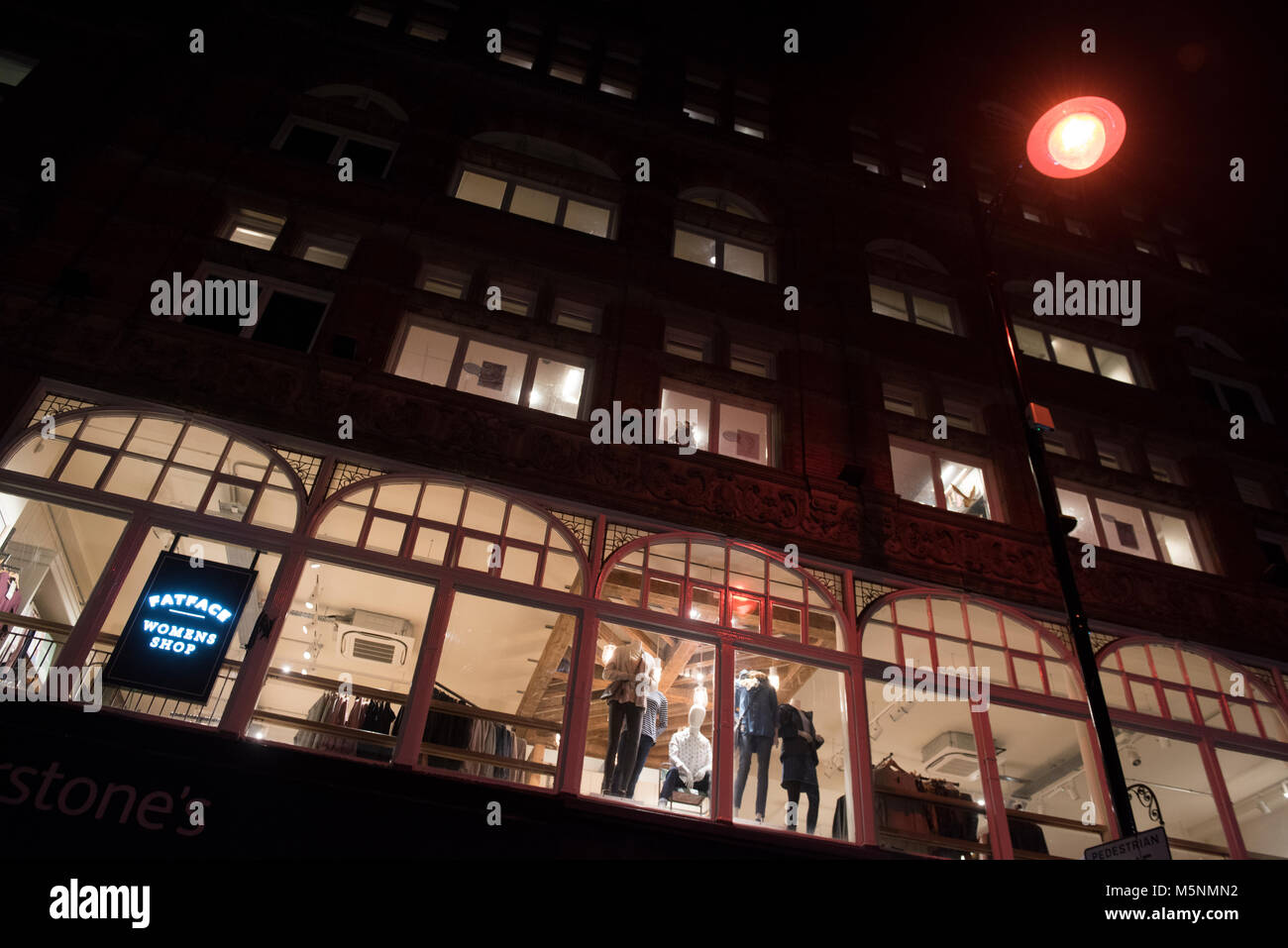Exterior of the Fat Face store on Bridlesmith Gate in Nottingham City ...
