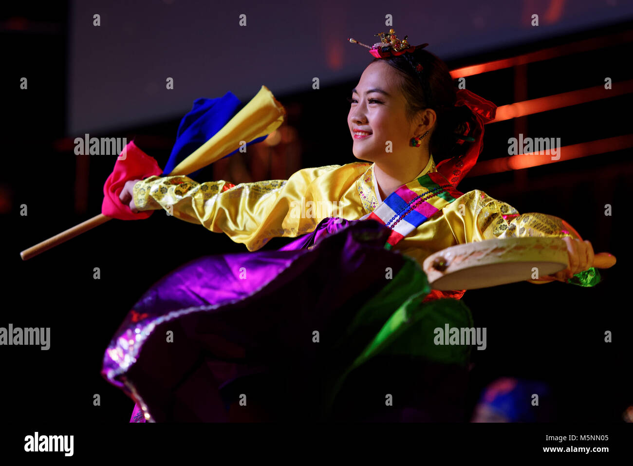 Dancing girl with tambourine hi-res stock photography and images - Alamy