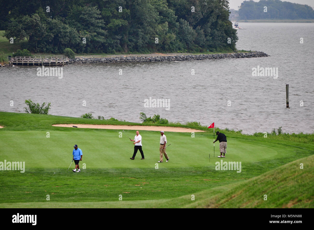 Golfer addressing the ball hi-res stock photography and images - Alamy