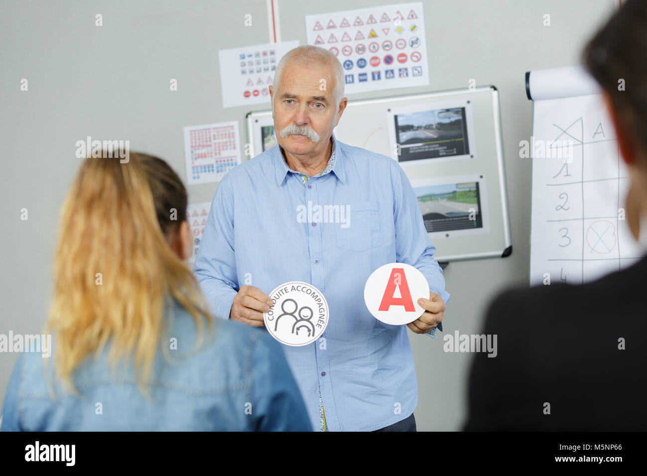 Beginner driving sign hi-res stock photography and images - Alamy