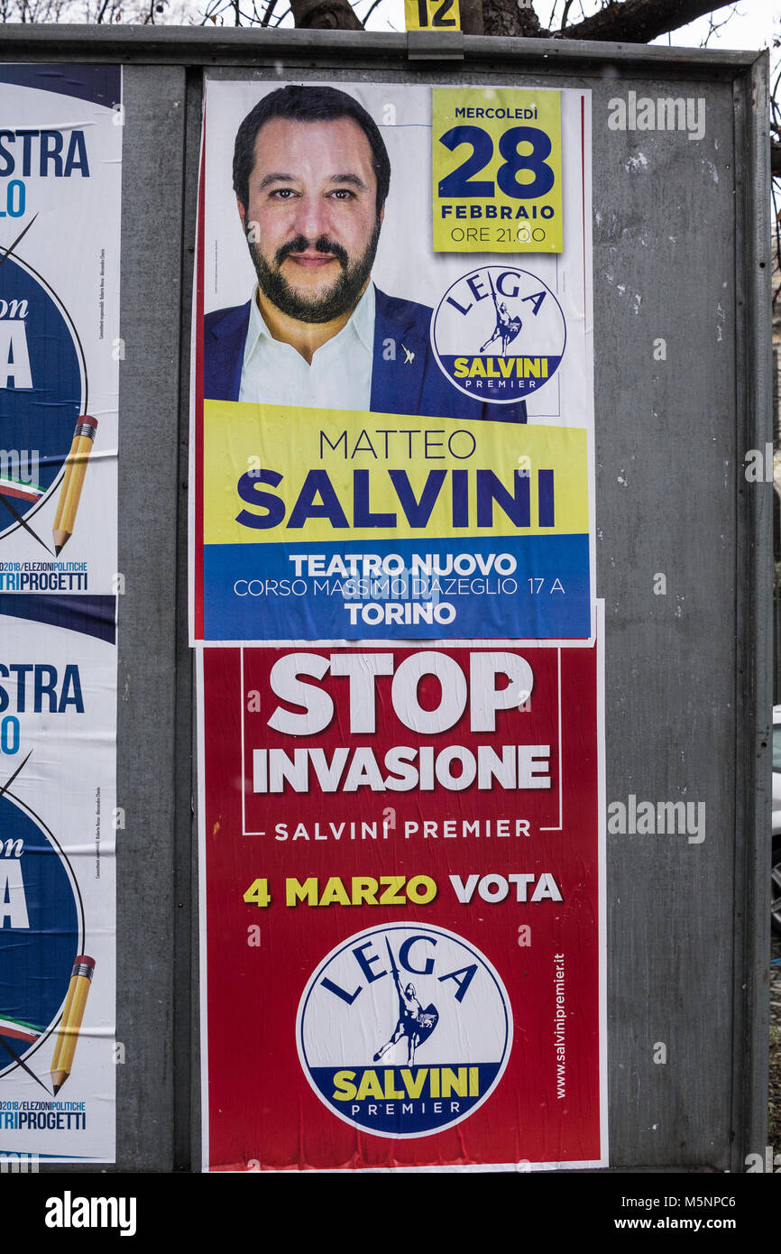 Elections posters in Italy Stock Photo - Alamy