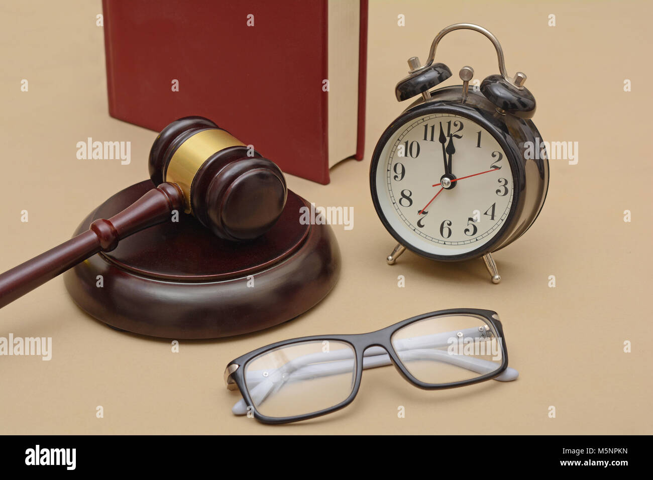 Justice delay is denied late concept with gavel Stock Photo - Alamy