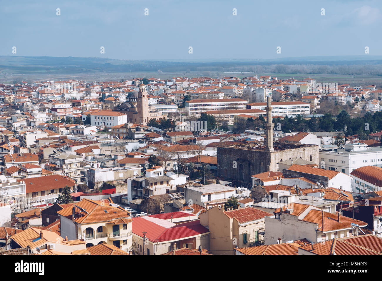 Panoramic view of Didymoteicho town, Greece Stock Photo - Alamy