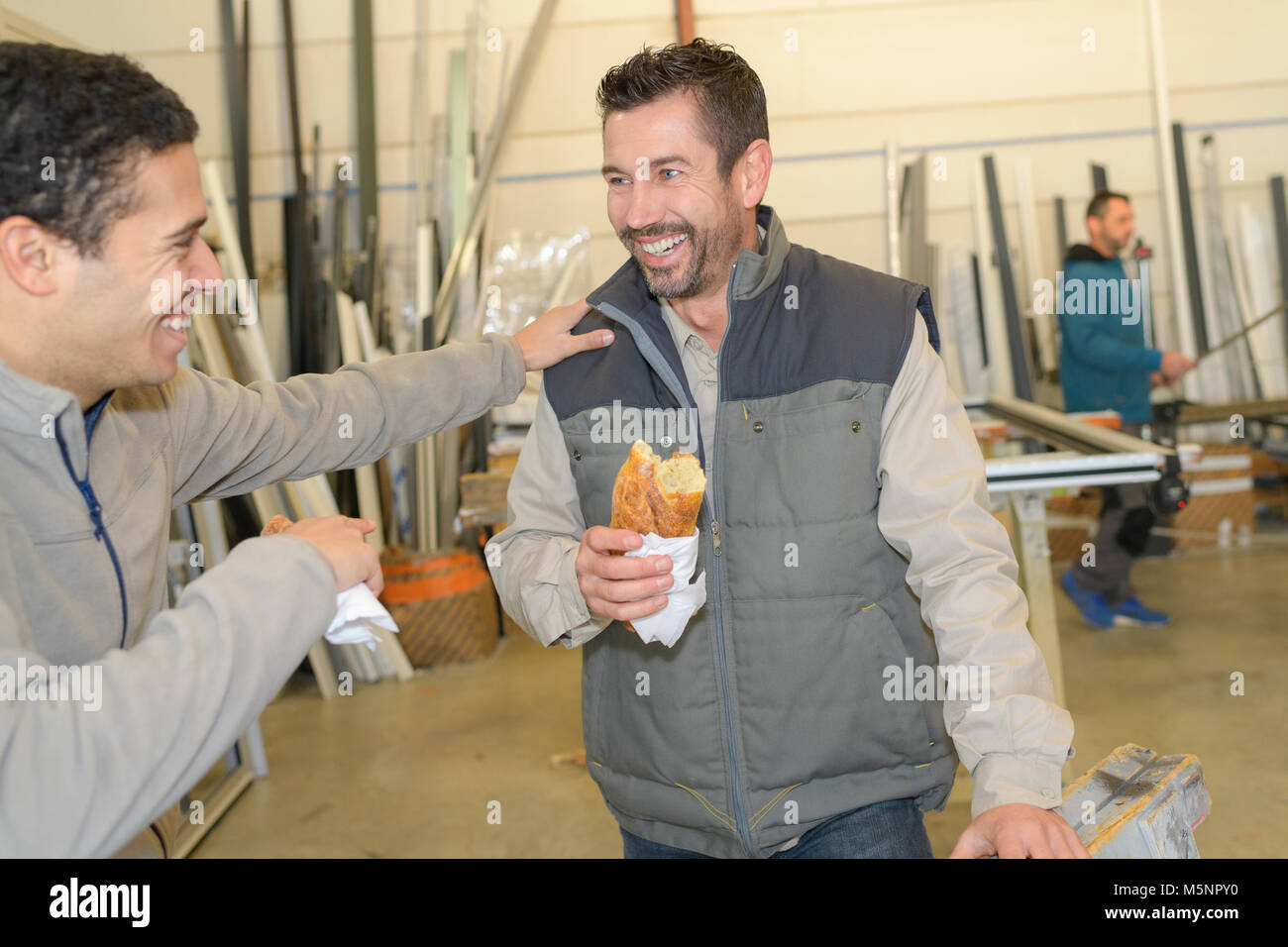 Two engineers working power plant hi-res stock photography and images ...