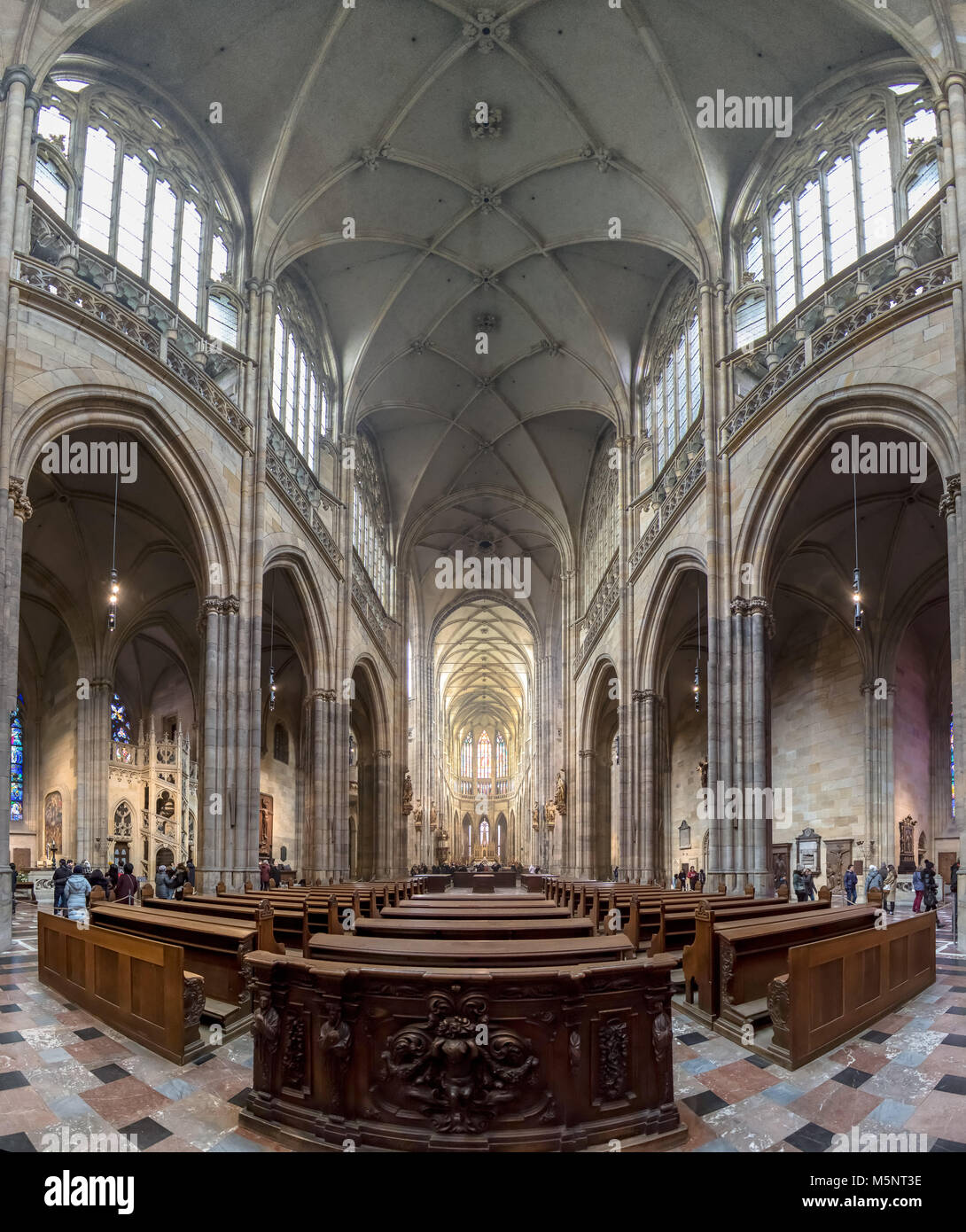 Prague castle interior hi-res stock photography and images - Alamy