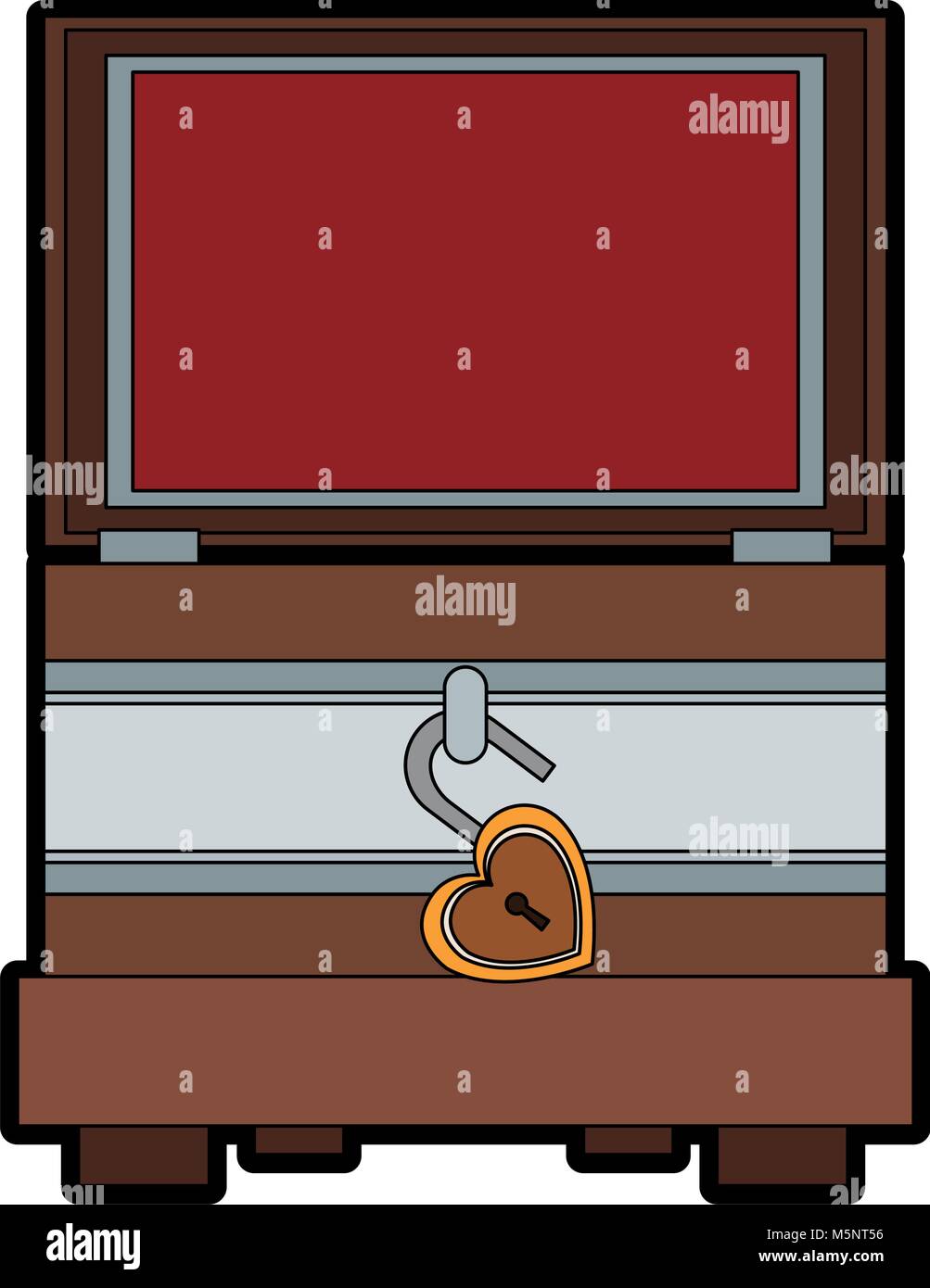 Love wooden box open Stock Vector Image & Art - Alamy