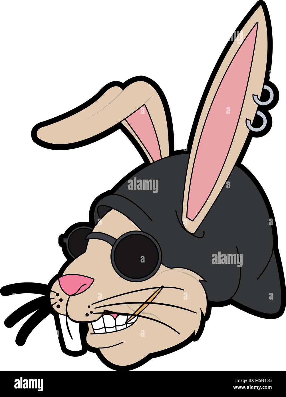 Stylish bunny cartoon Stock Vector Image & Art - Alamy