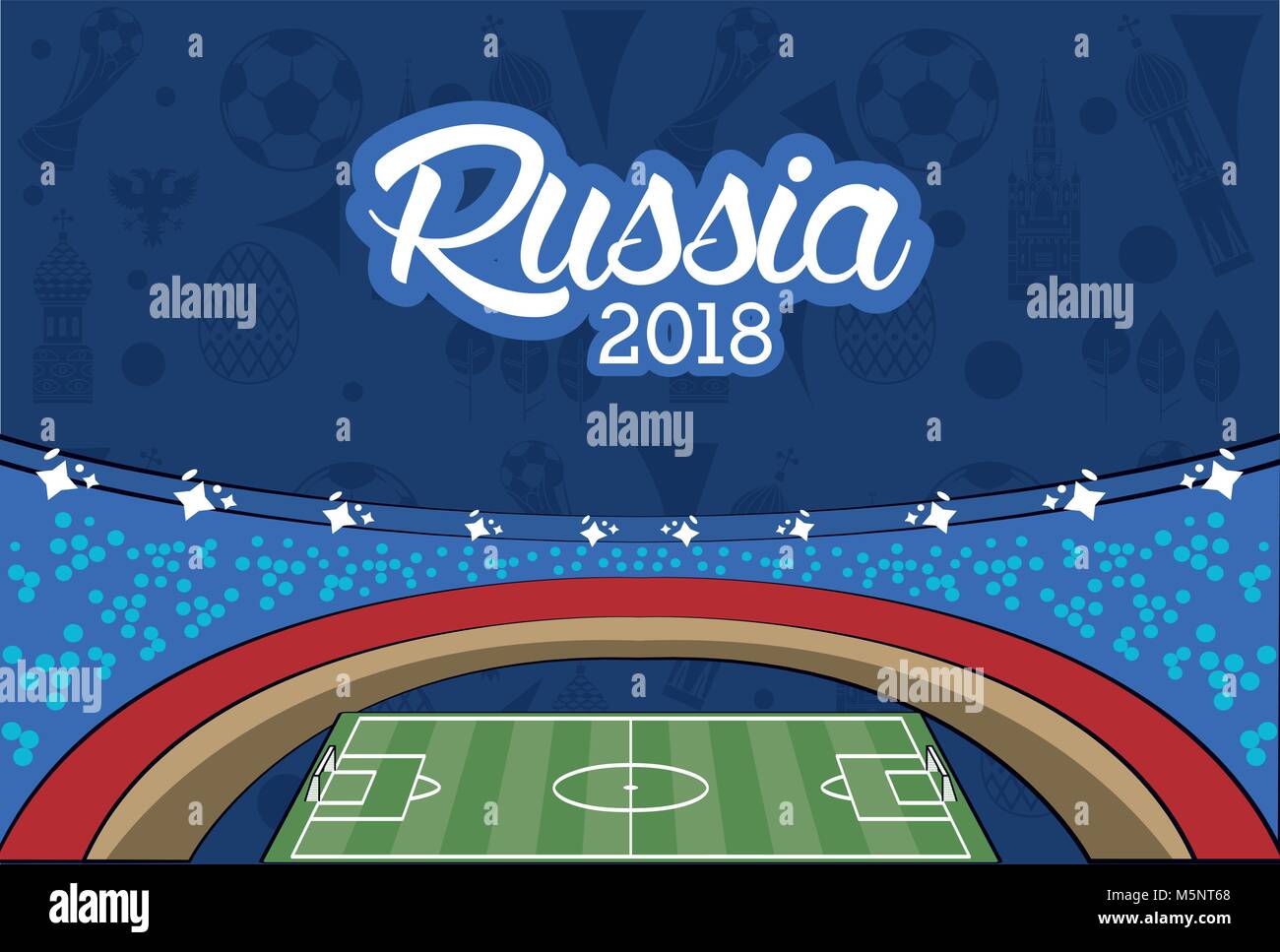 Russia 2018 world soccer Stock Vector Image & Art - Alamy