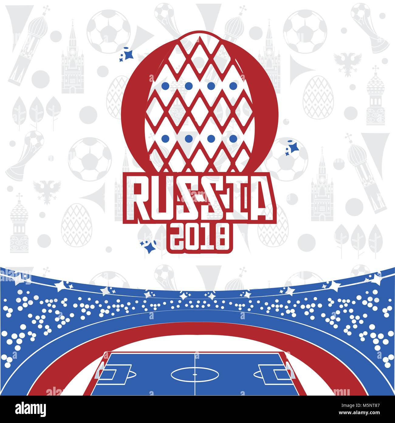 Russia 2018 world soccer Stock Vector Image & Art - Alamy