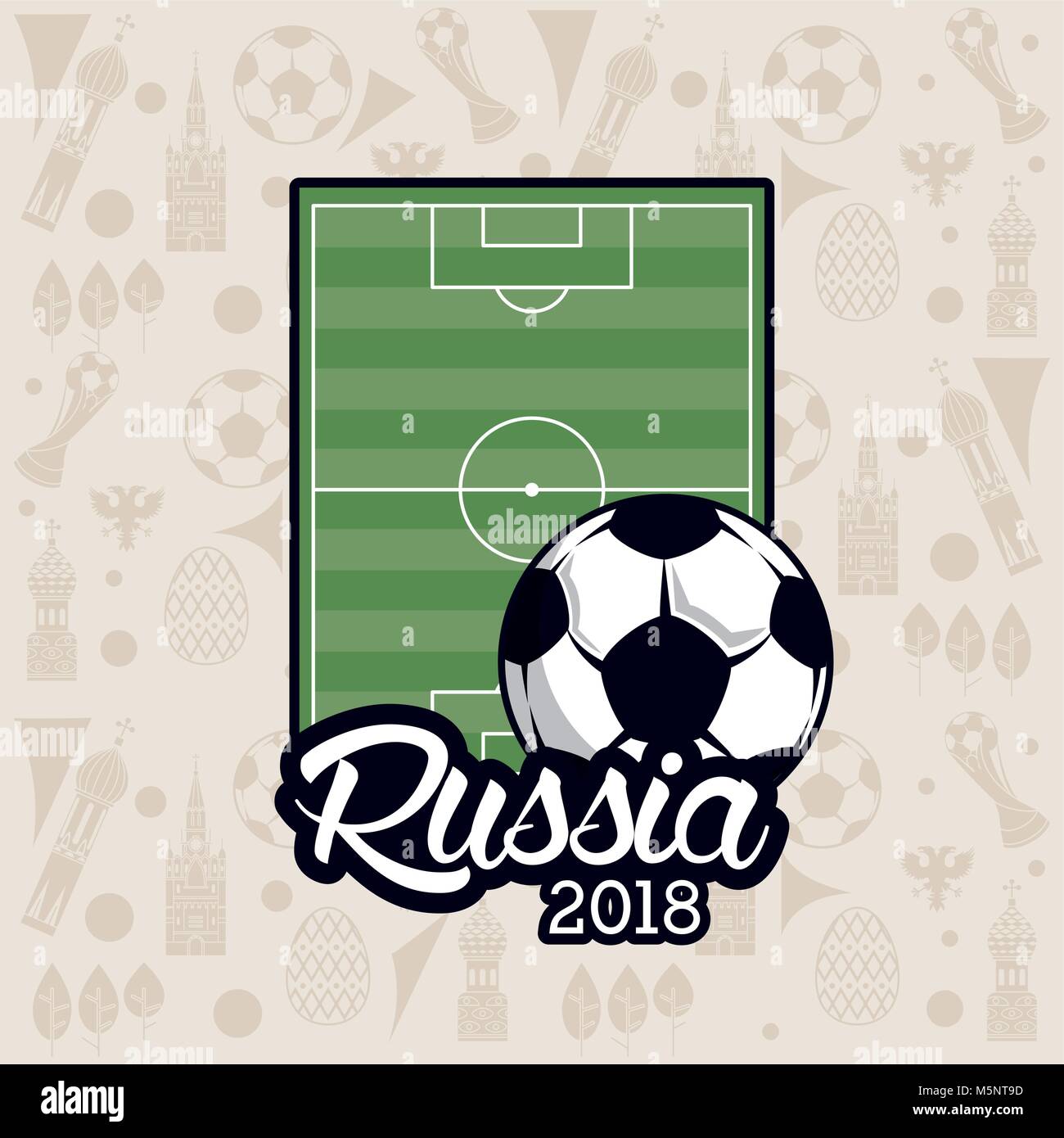 Russia 2018 world soccer Stock Vector Image & Art - Alamy