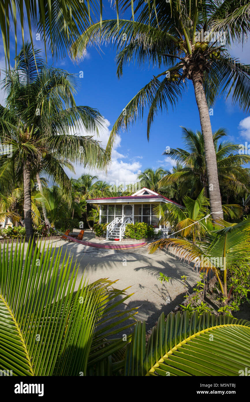 Turneffe Island Resort, Belize Barrier Reef Stock Photo - Alamy