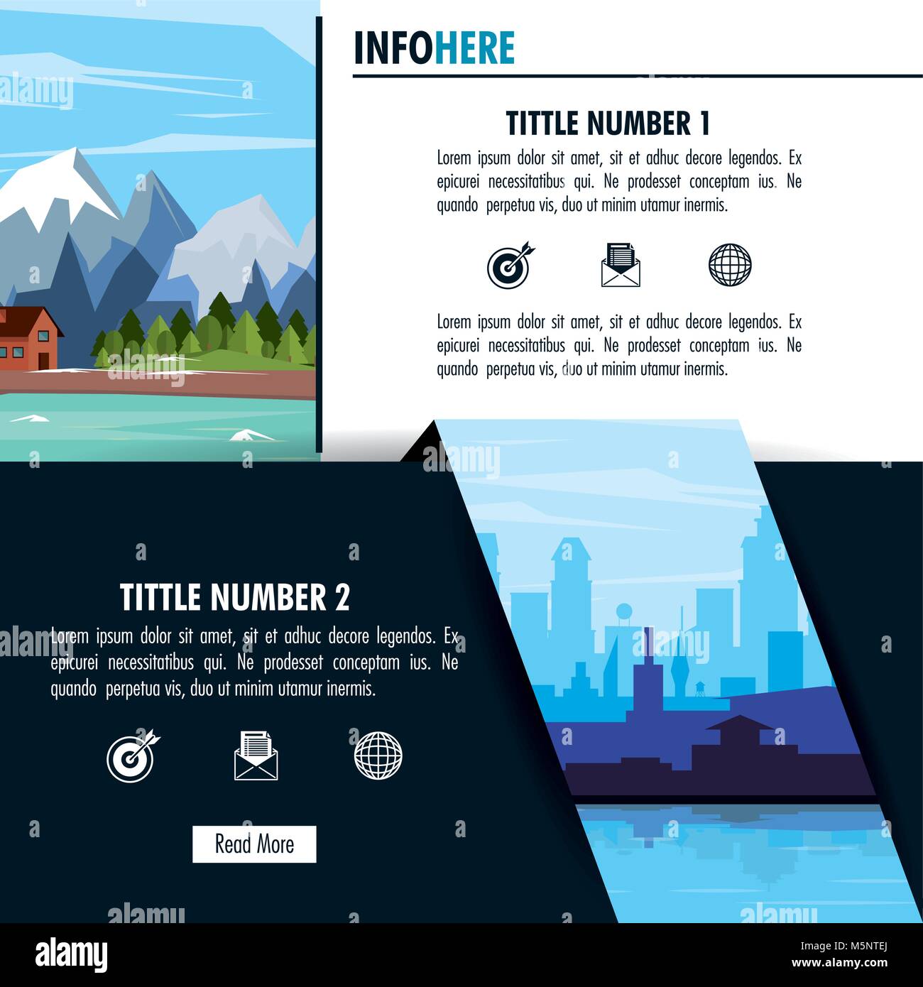 City brochure infographic Stock Vector Image & Art - Alamy