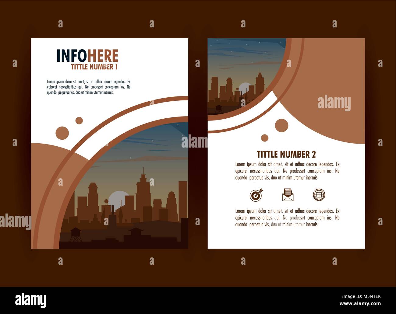 City brochure infographic Stock Vector Image & Art - Alamy