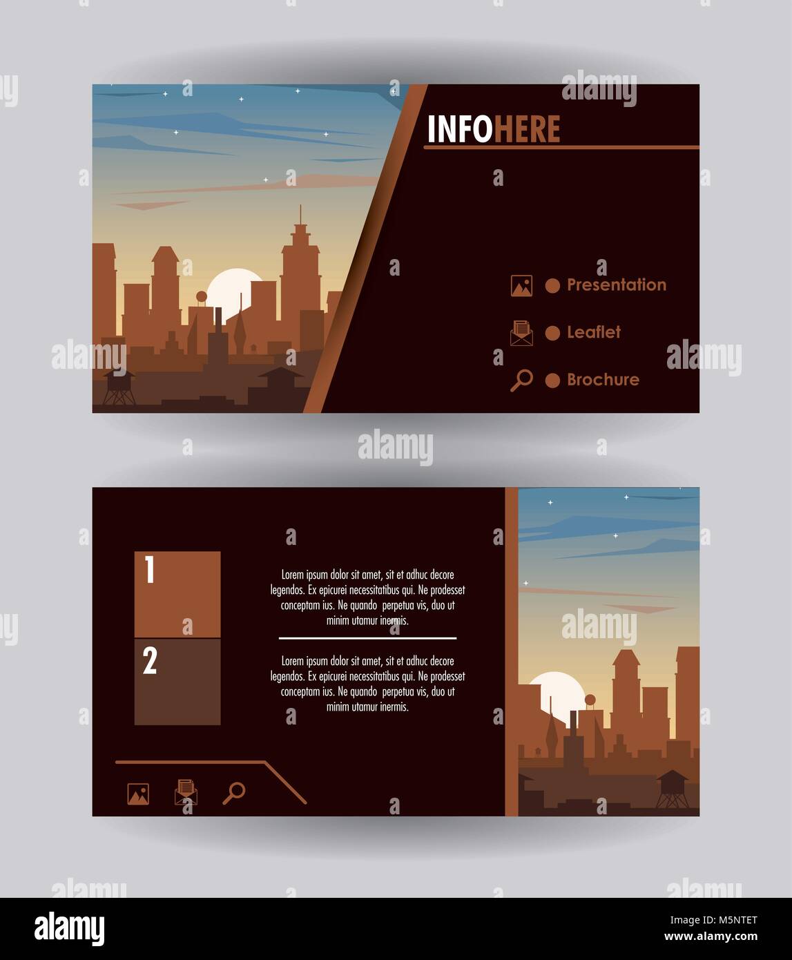 City brochure infographic Stock Vector Image & Art - Alamy