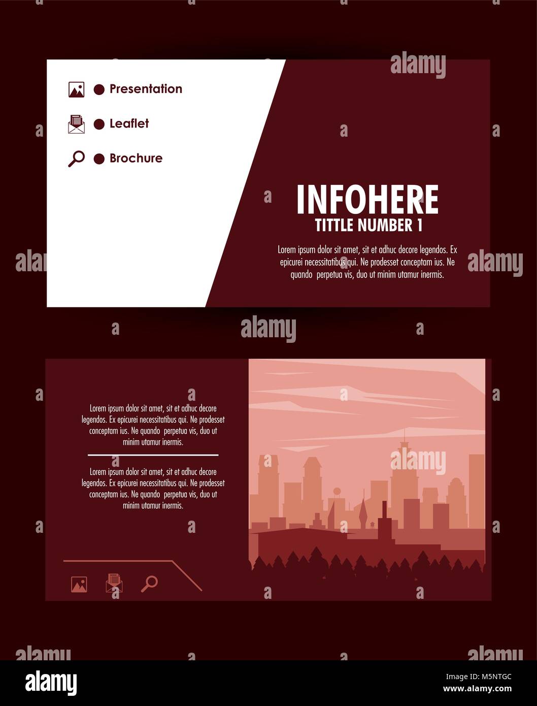 City brochure infographic Stock Vector Image & Art - Alamy
