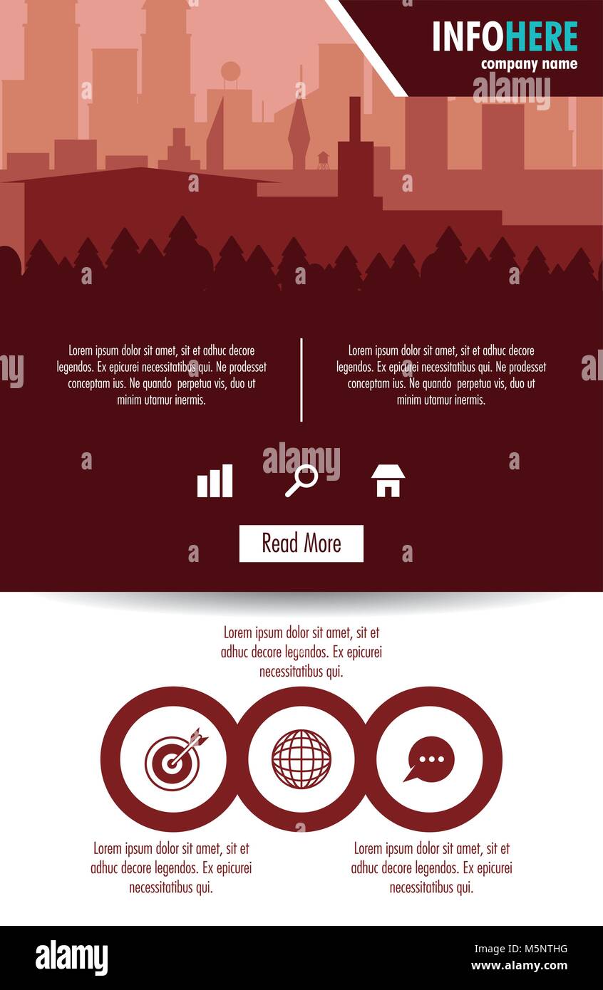 City brochure infographic Stock Vector Image & Art - Alamy