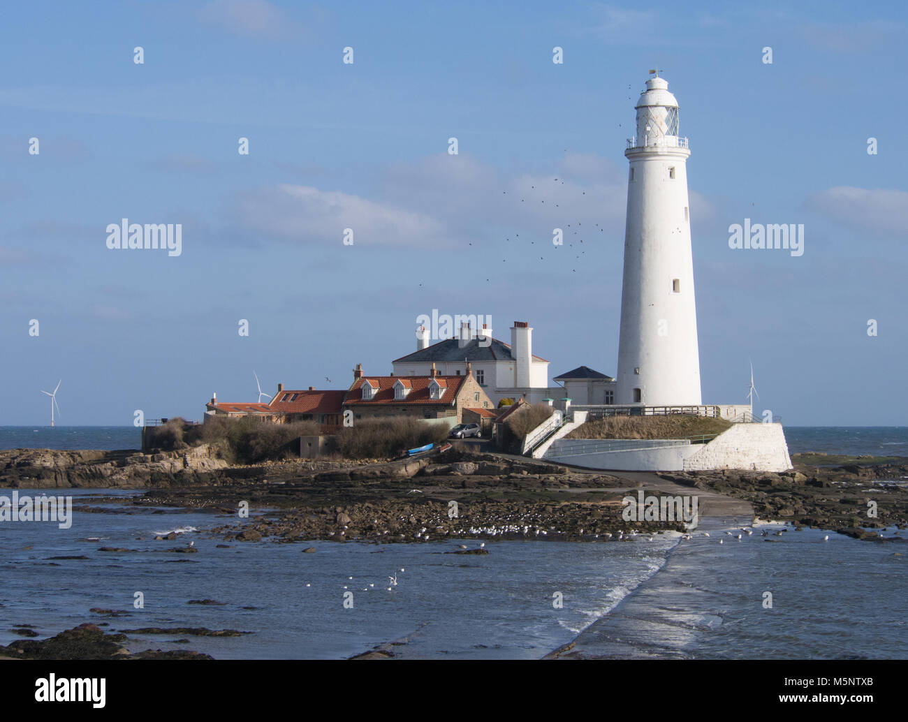 North sea whitley bay hi-res stock photography and images - Alamy