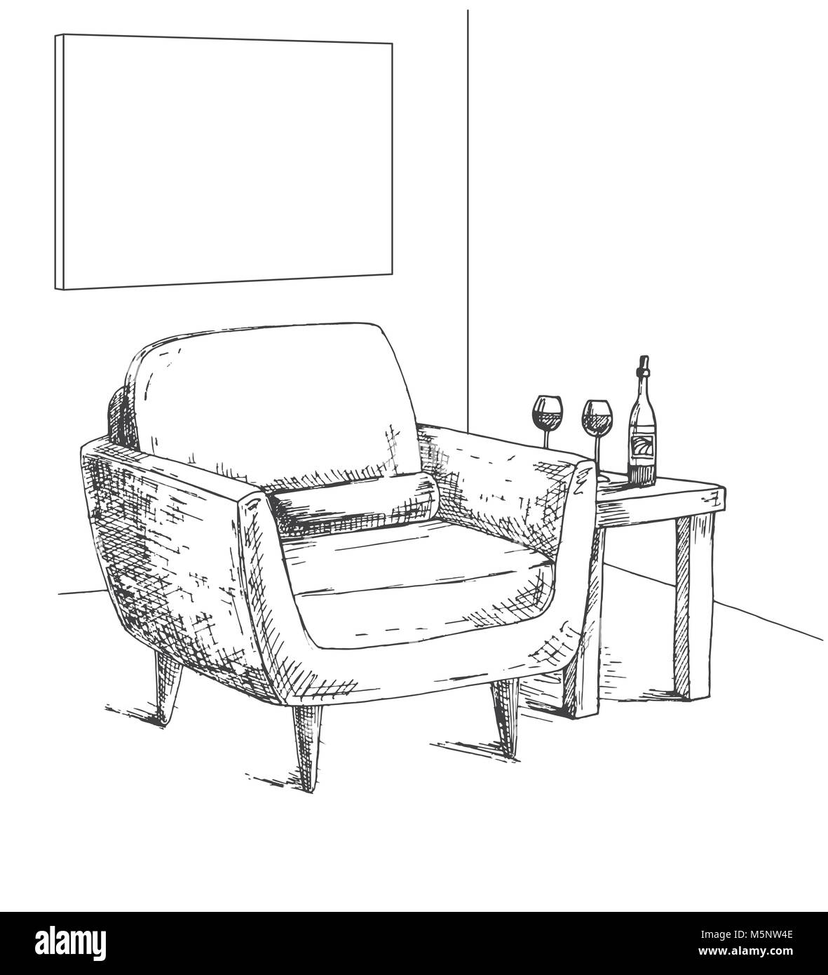 Carpet coffee table Stock Vector Images - Alamy