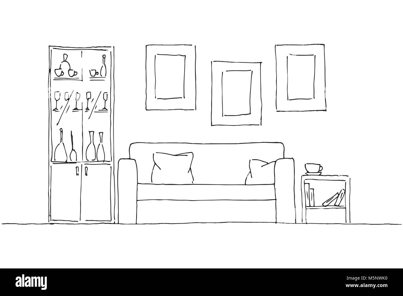 Project plan white linear Stock Vector Images - Alamy